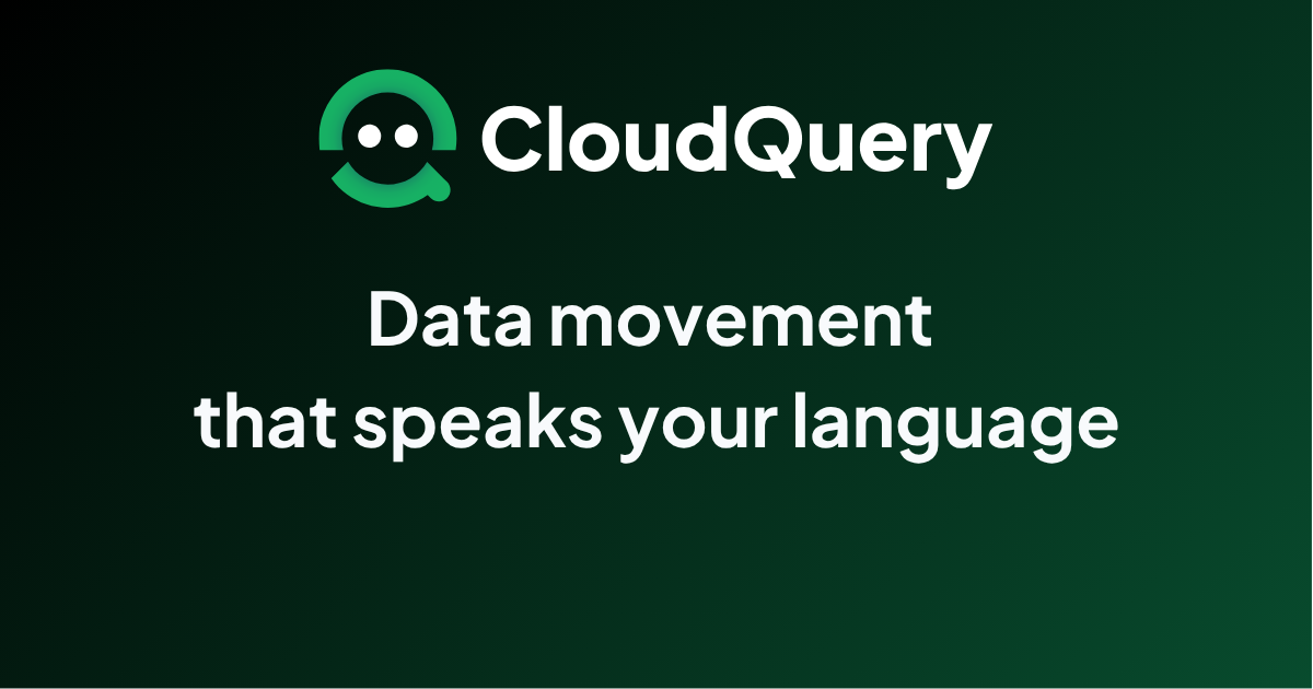 CloudQuery | Fast ELT 100% in your environment, for cloud infra and SaaS sources