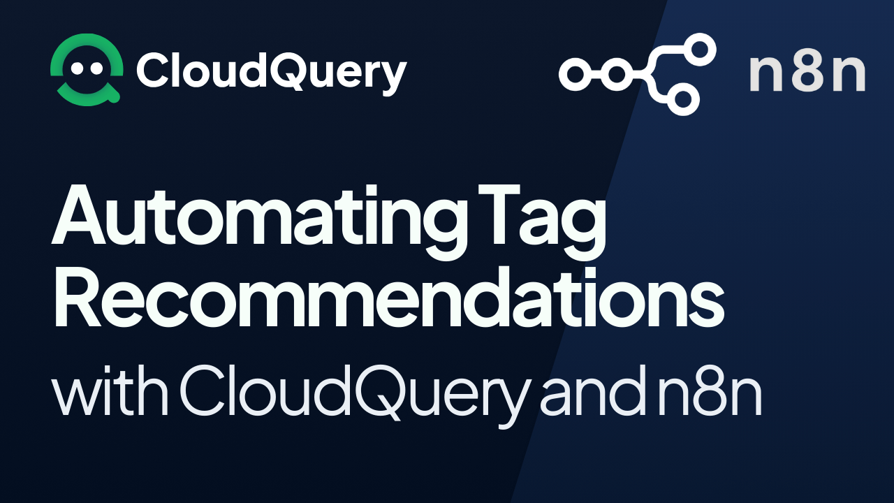 Automating Tag Recommendations with CloudQuery and n8n | CloudQuery Blog