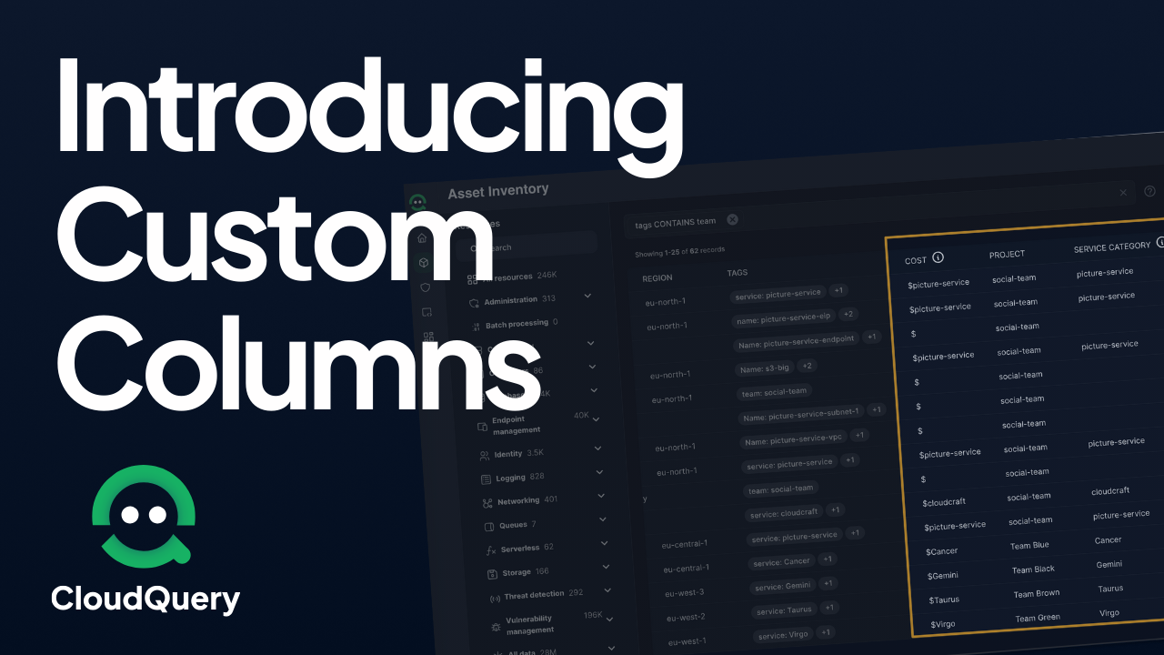 Introducing Custom Columns Cloudquery Blog