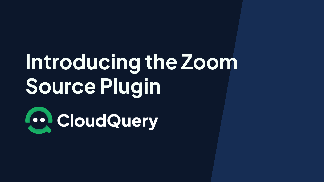 Introducing the Zoom Source Integration | CloudQuery Blog